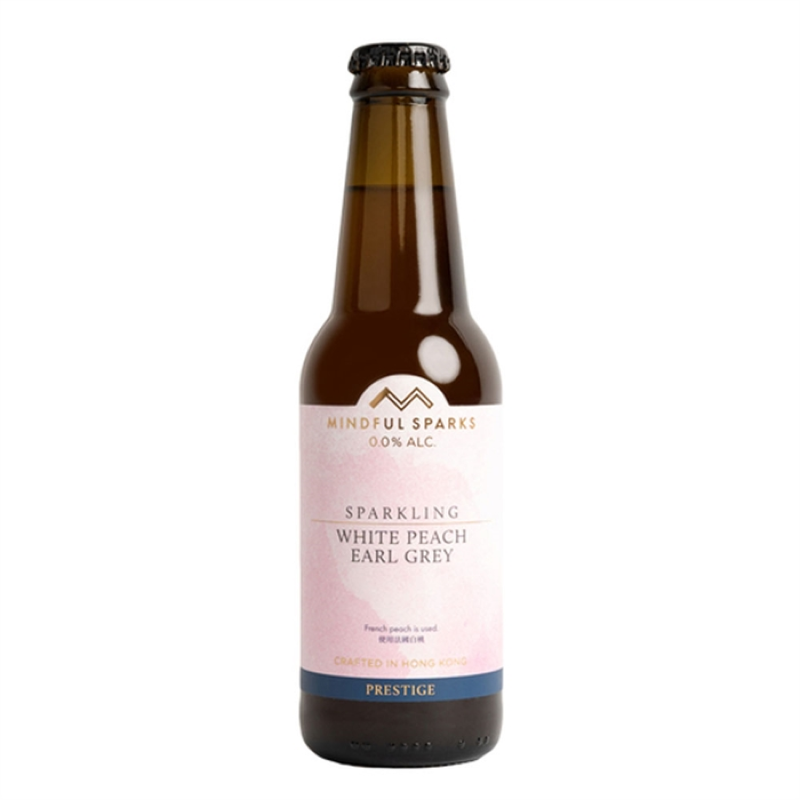 Mindful Sparks Prestige White Peach Earl Grey Sparkling Tea 245ML ...